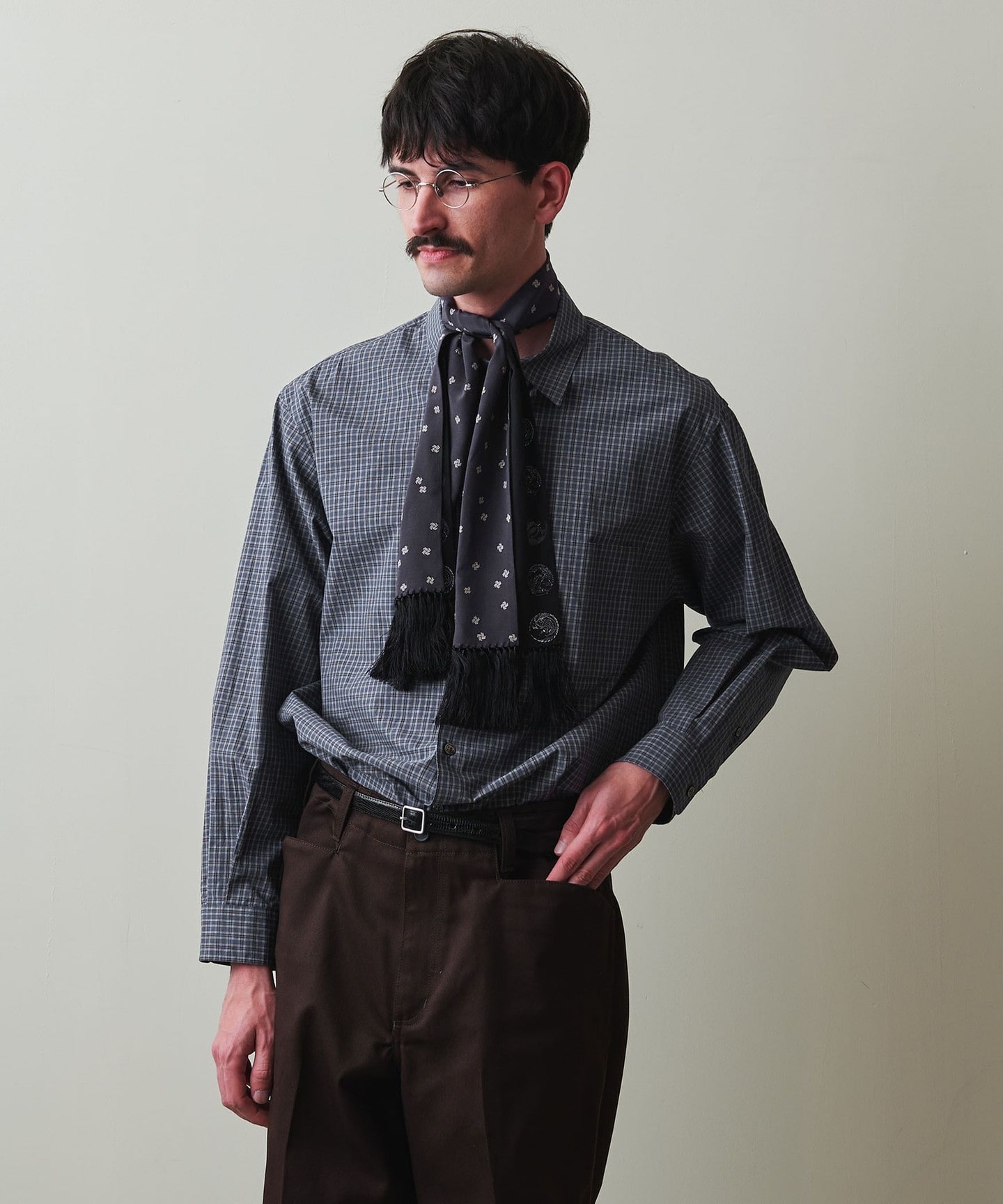 ＜Steven Alan＞ 霧影格紋標準領襯衫 LOOSE｜STEVEN ALAN｜UNITED ARROWS LTD. 官方購物網站