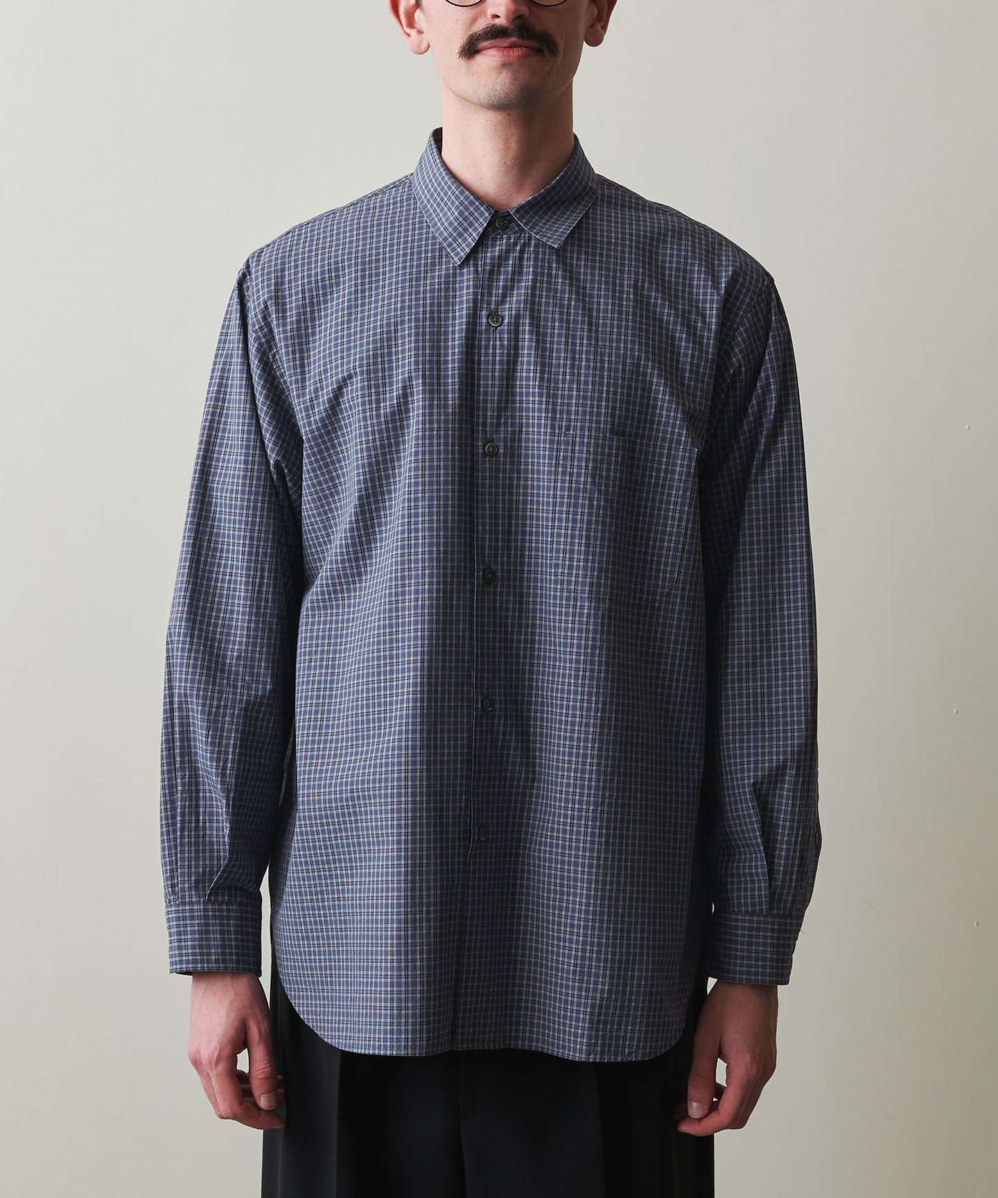 ＜Steven Alan＞ 霧影格紋標準領襯衫 LOOSE｜STEVEN ALAN｜UNITED ARROWS LTD. 官方購物網站