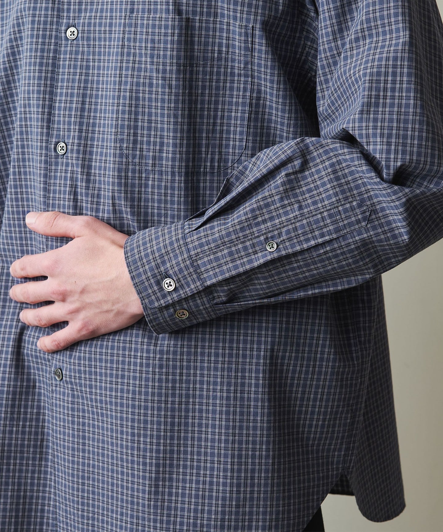 ＜Steven Alan＞ 霧影格紋標準領襯衫 LOOSE｜STEVEN ALAN｜UNITED ARROWS LTD. 官方購物網站