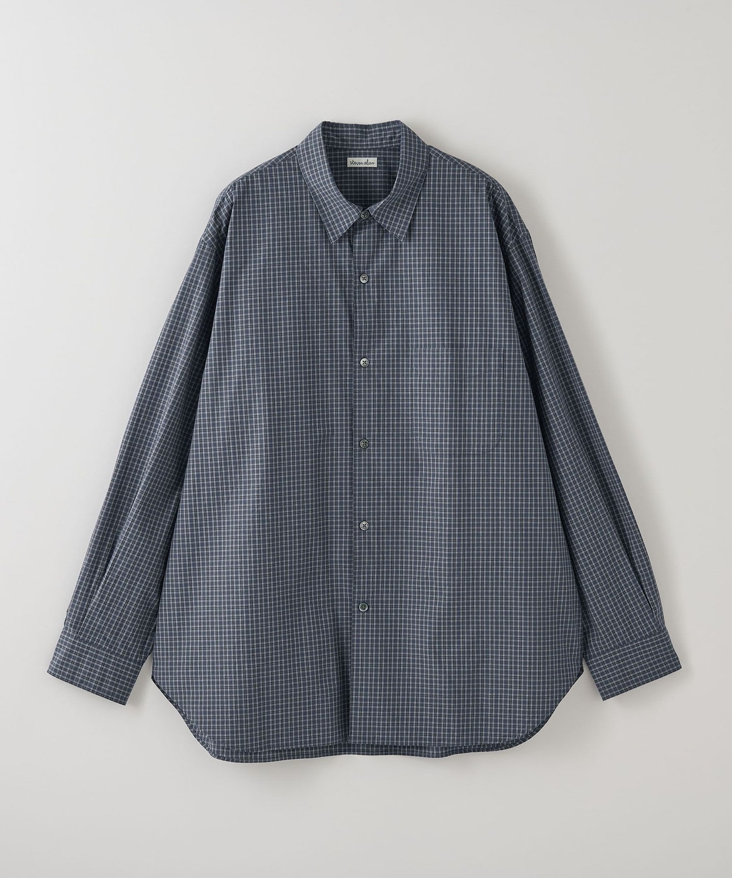 ＜Steven Alan＞ 霧影格紋標準領襯衫 LOOSE｜STEVEN ALAN｜UNITED ARROWS LTD. 官方購物網站