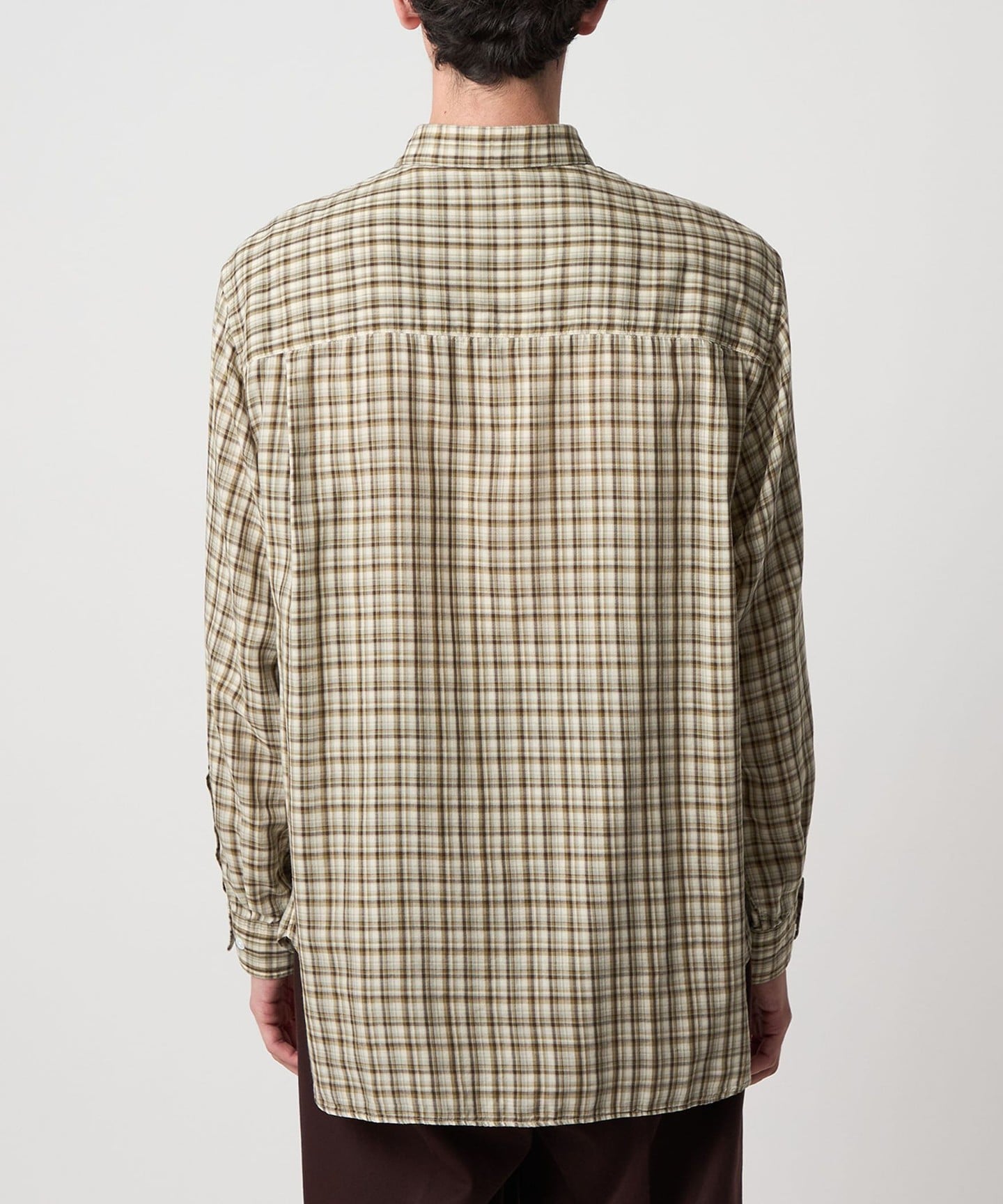 ＜Steven Alan＞ 平紋緯編布格紋標準領襯衫 LOOSE｜STEVEN ALAN｜UNITED ARROWS LTD. 官方購物網站