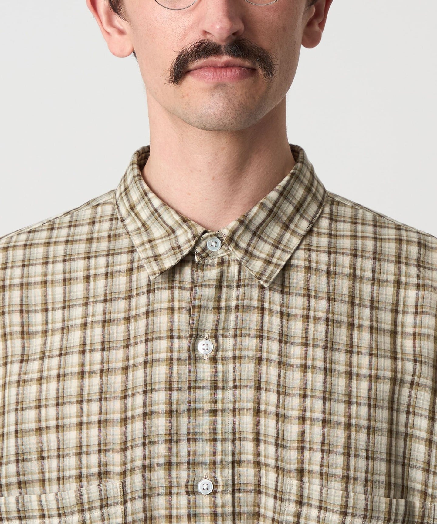 ＜Steven Alan＞ 平紋緯編布格紋標準領襯衫 LOOSE｜STEVEN ALAN｜UNITED ARROWS LTD. 官方購物網站