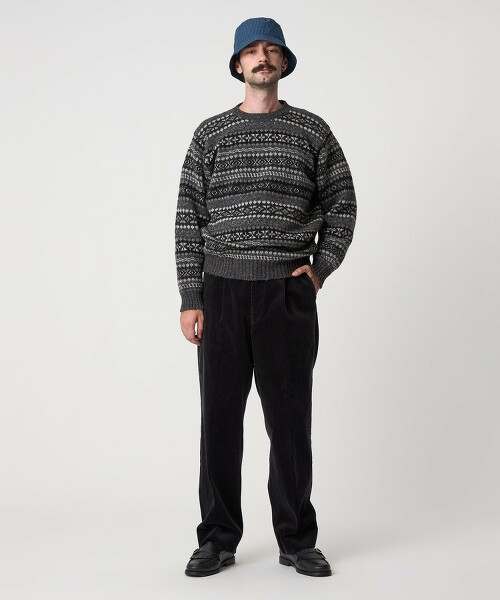 ＜Steven Alan＞ 8W 燈芯絨打摺西裝褲｜STEVEN ALAN｜UNITED ARROWS LTD. 官方購物網站