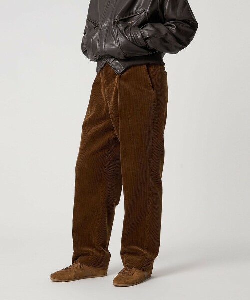 ＜Steven Alan＞ 8W 燈芯絨打摺西裝褲｜STEVEN ALAN｜UNITED ARROWS LTD. 官方購物網站