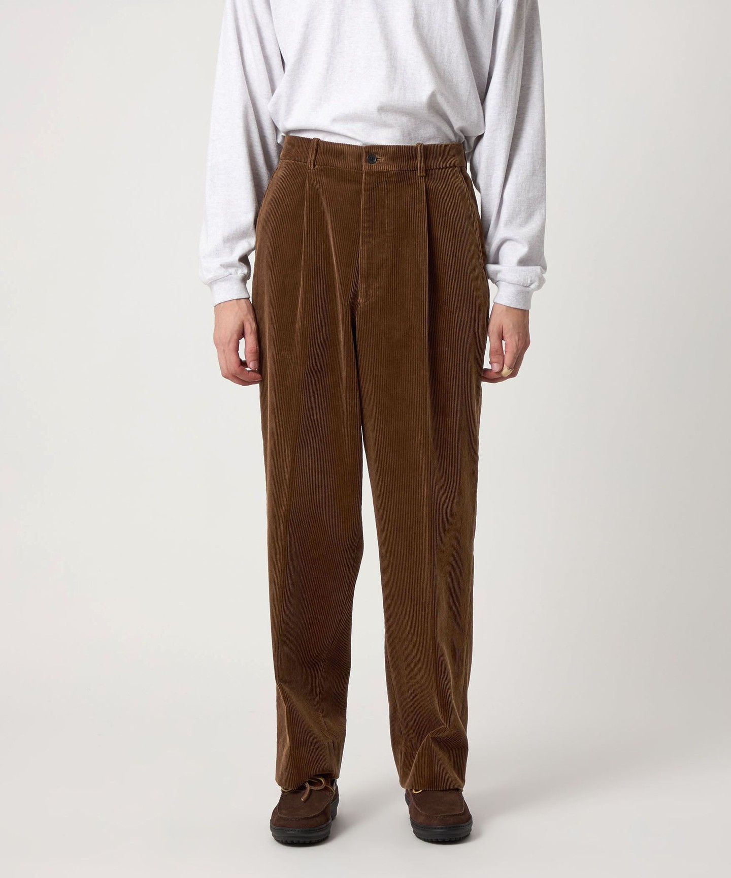 ＜Steven Alan＞ 8W 燈芯絨打摺西裝褲｜STEVEN ALAN｜UNITED ARROWS LTD. 官方購物網站