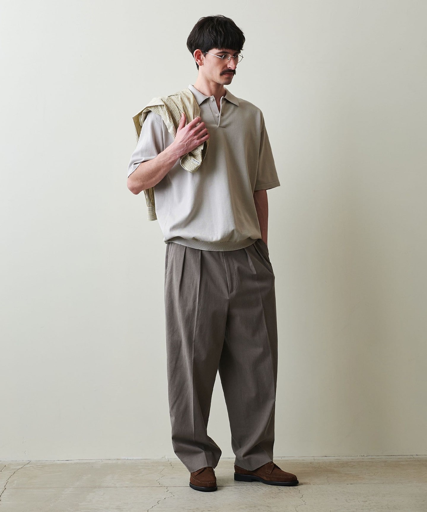 ＜Steven Alan＞ 高捻棉短袖POLO衫 LOOSE｜STEVEN ALAN｜UNITED ARROWS LTD. 官方購物網站