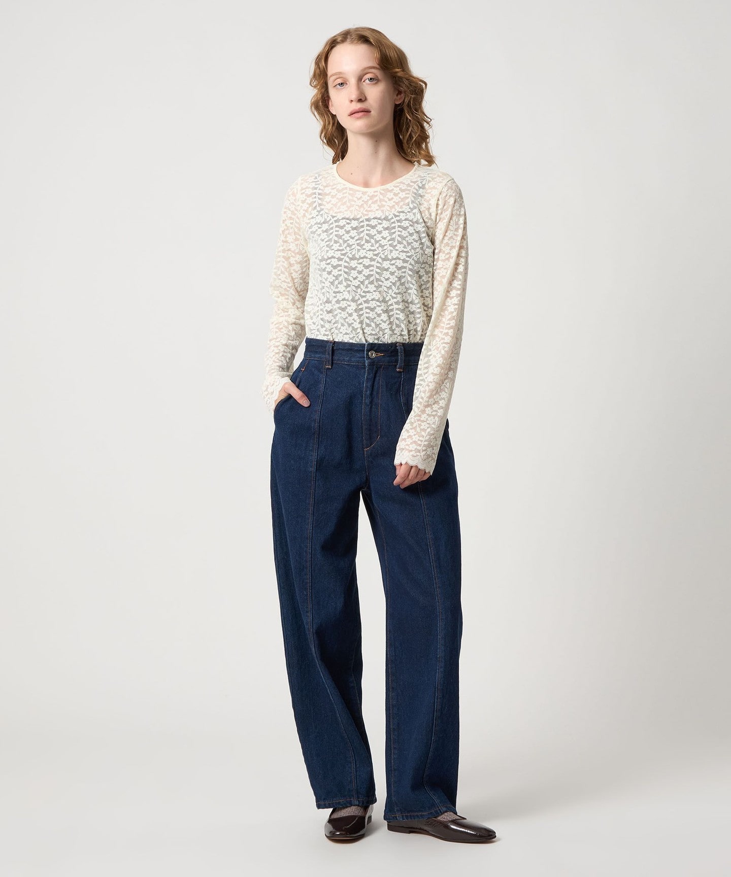 ＜Steven Alan＞花朵蕾絲上衣 日本製｜STEVEN ALAN｜UNITED ARROWS LTD. 官方購物網站