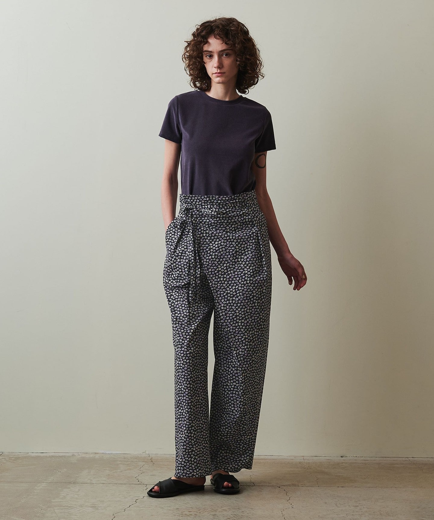 ＜Steven Alan＞Liberty碎花交叉設計長褲｜STEVEN ALAN｜UNITED ARROWS LTD. 官方購物網站