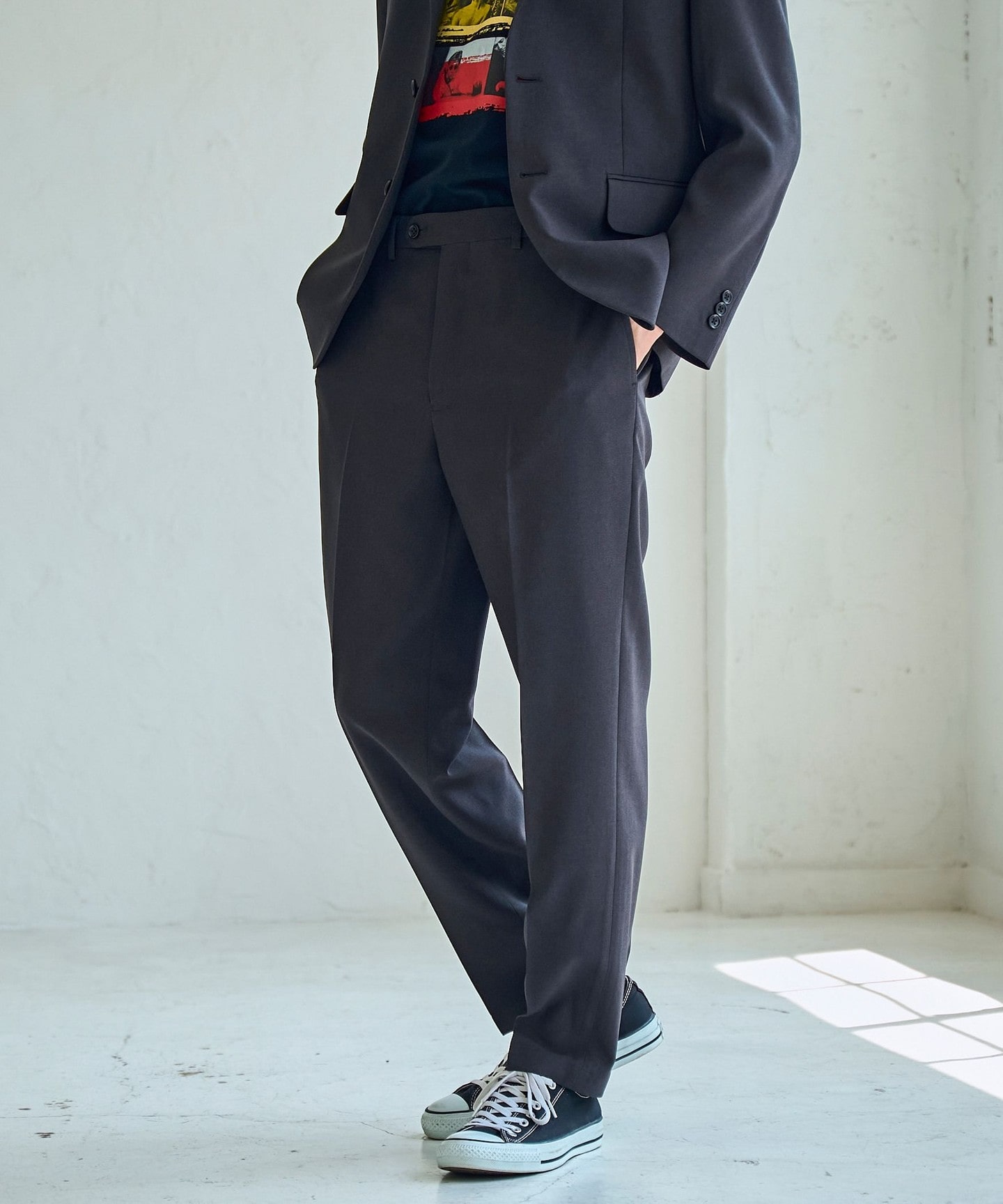 【RONEL】無摺錐形休閒褲｜coen｜UNITED ARROWS LTD. 官方購物網站